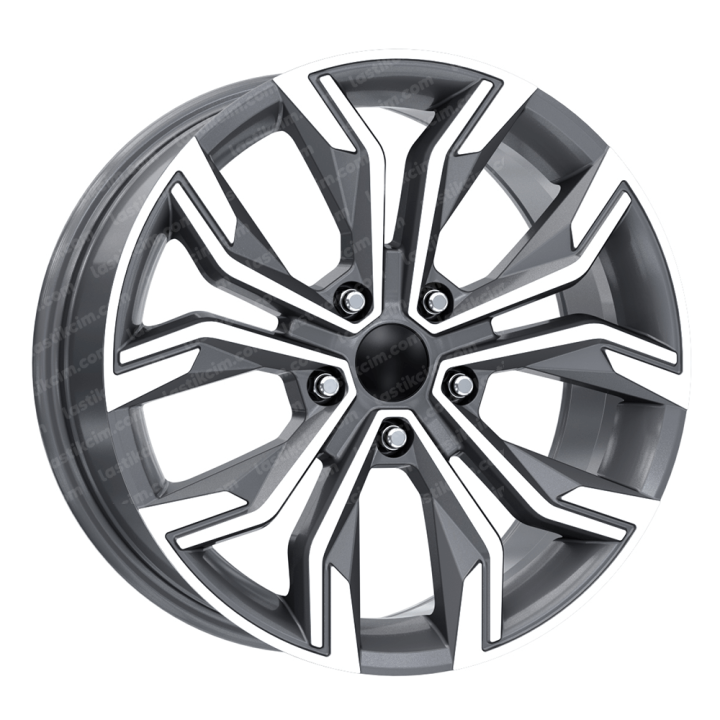 DY Jant DY666 6.5x16 5x114 40 CB66.1 Gun Metal Diamond 16 inç Jant ...